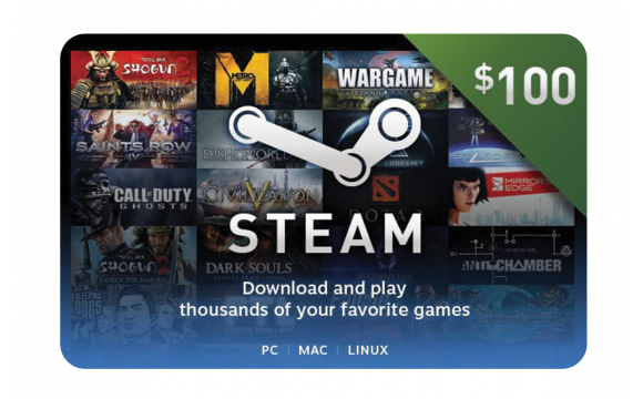 Steam card | Gaming card | Gift Station